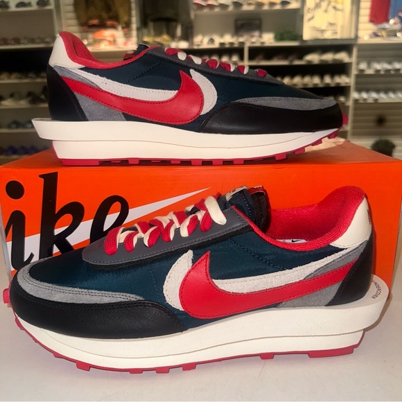 Nike | Shoes | Nike X Sacai X Undercover Ld Waffle Midnight Spruce Blue ...